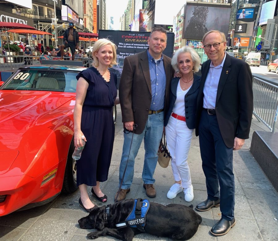 Dr. Paul Harch in NYC at The Lost Corvettes Giveaway